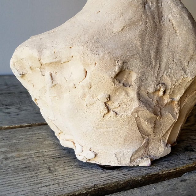 'Evening News' Kiln Fired Clay Sculpture by Kerry French | Chairish