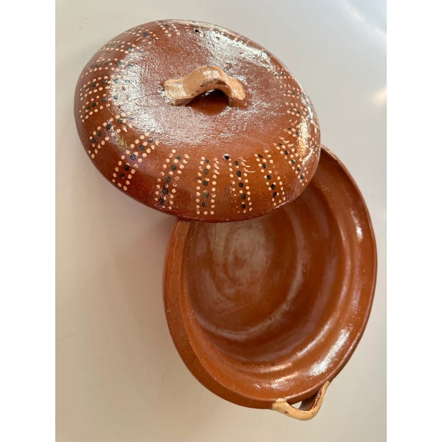 Vintage Hand Painted Traditional Mexican Clay Earthenware Pottery ...