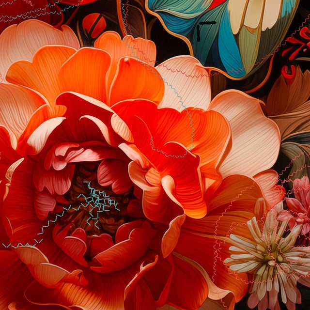 Scott Runkel "Butterfly Hope: Echoes of Serenity" Realist Blue, Orange ...