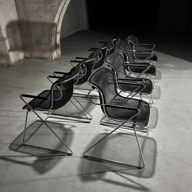 Penelope Chairs attributed to Charles Pollock for Castelli, 1980s, Set ...