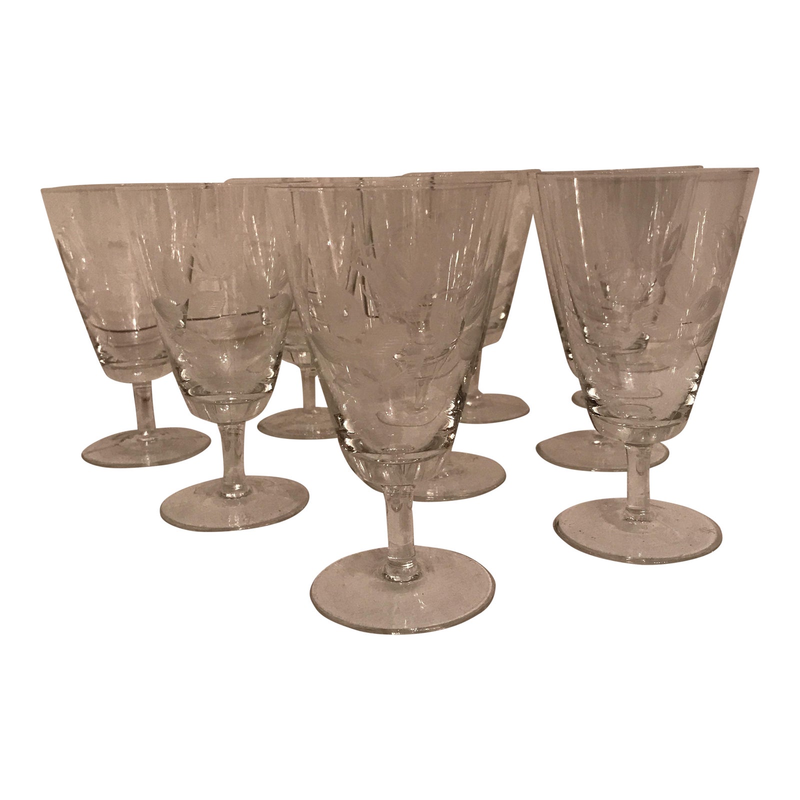 Vintage Rosenthal Crystal Glasses Set Of 9 Chairish