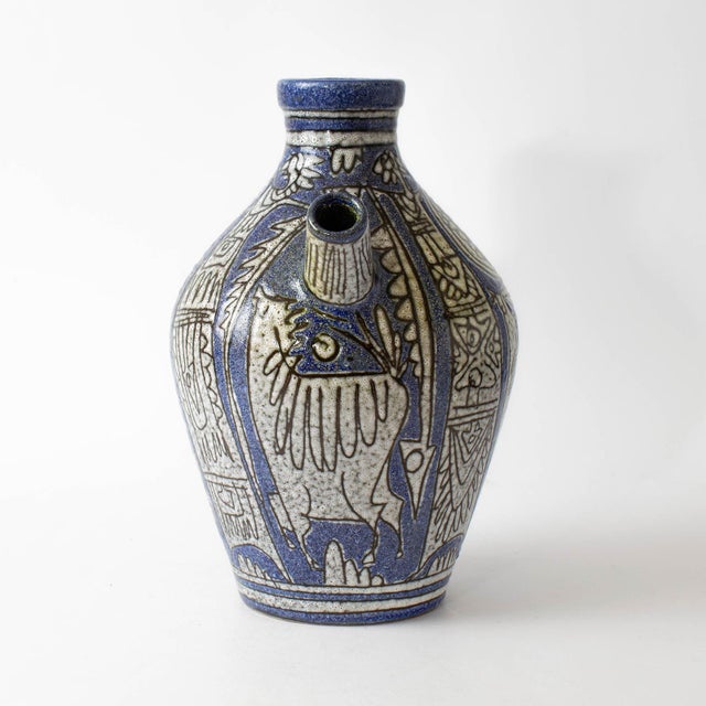 Vintage Italian Sgraffito Jug from Fratelli Fanciullacci, 1960s | Chairish
