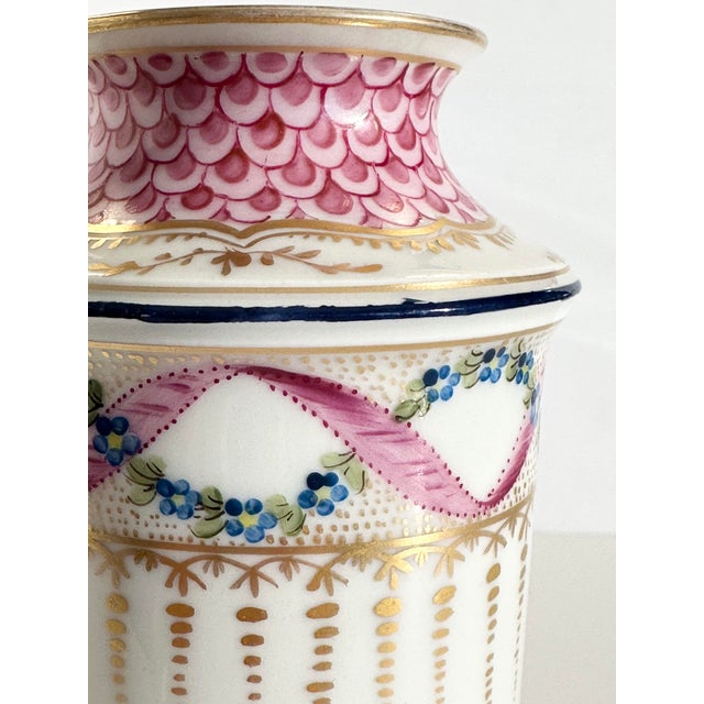 Antique French Sevres Porcelain Bud Vase | Chairish