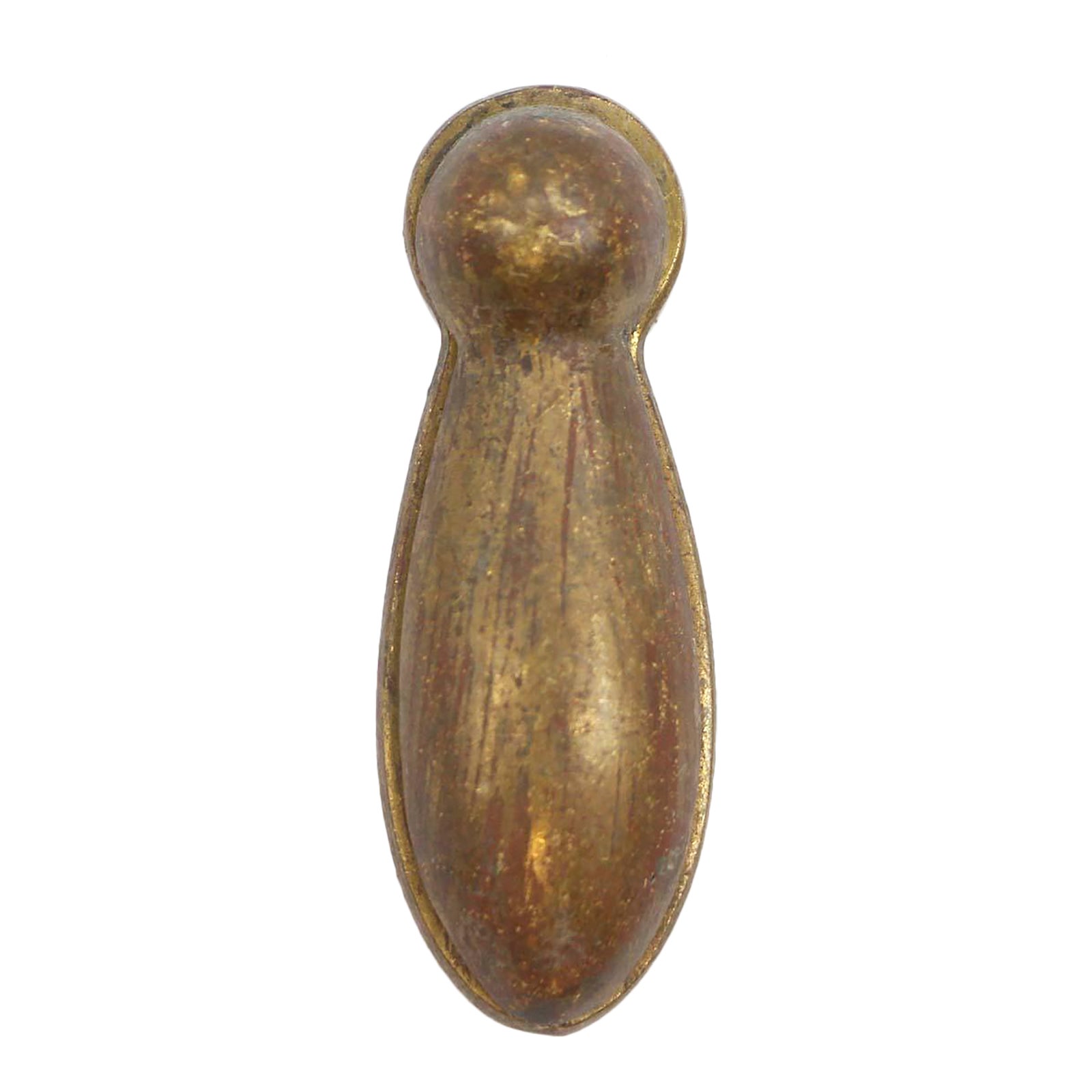 Vintage Traditional 2 In. Brass Keyhole Cover With Draft Plate | Chairish