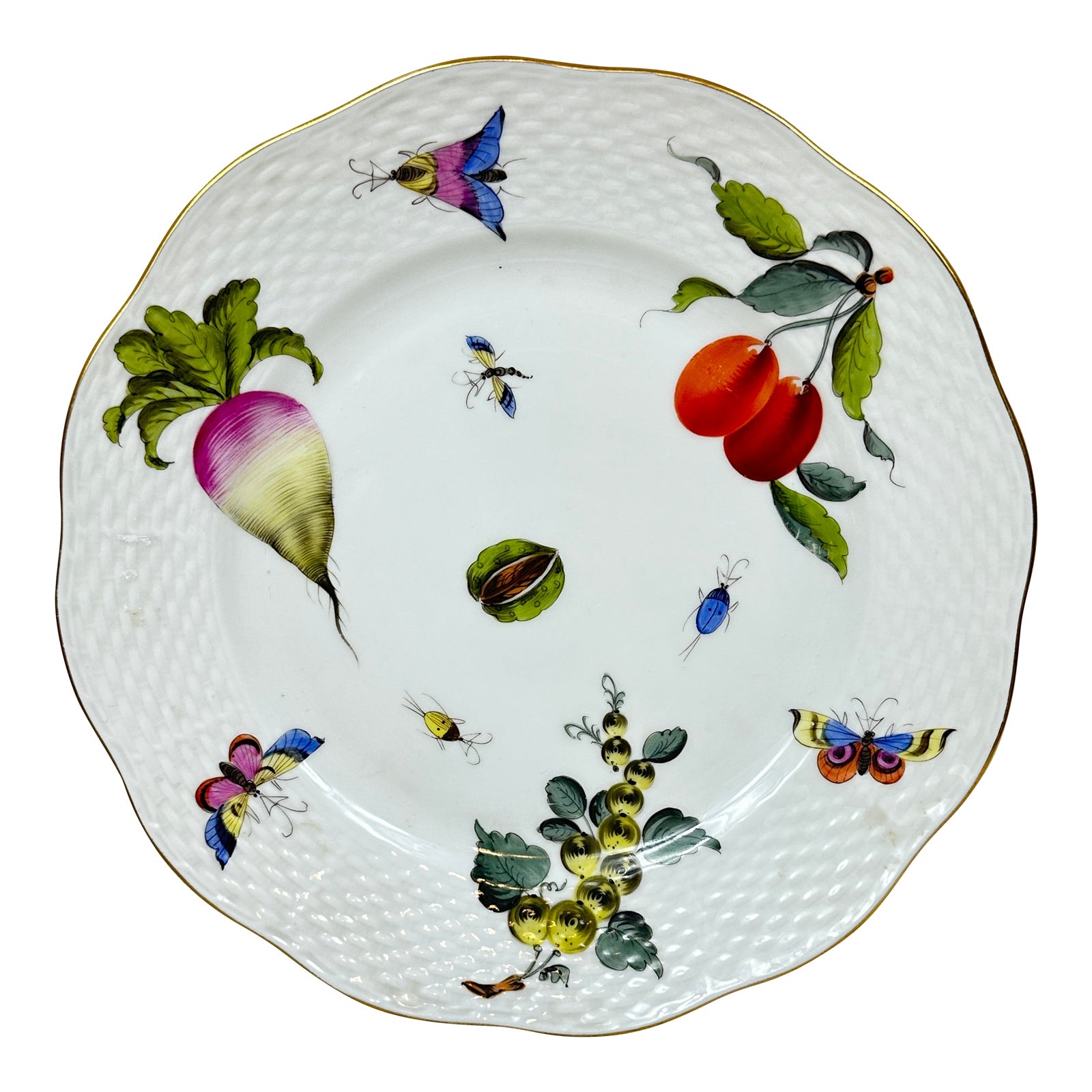 Vintage Herend Plate | Chairish