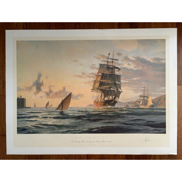 John Stobart Large Pencil Signed San Francisco Ltd Edition Maritime XL ...