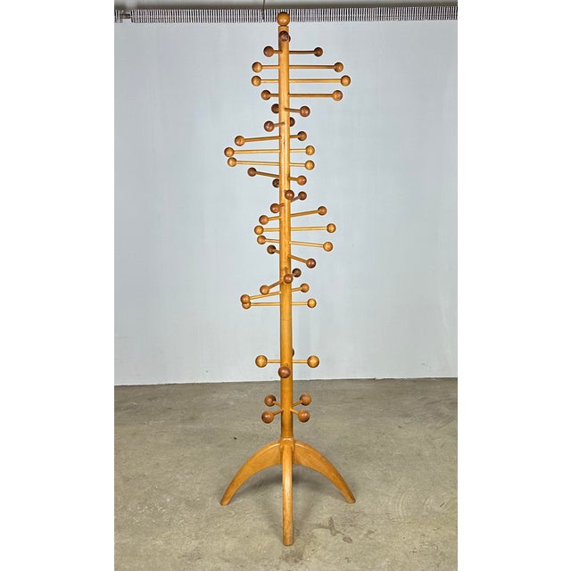 1970’s Scandinavian Style Double Helix Hat & Coat Tree | Chairish