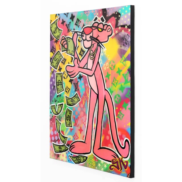 "Pink Panther Pimp Panther" Original Artwork by Sean Keith | Chairish