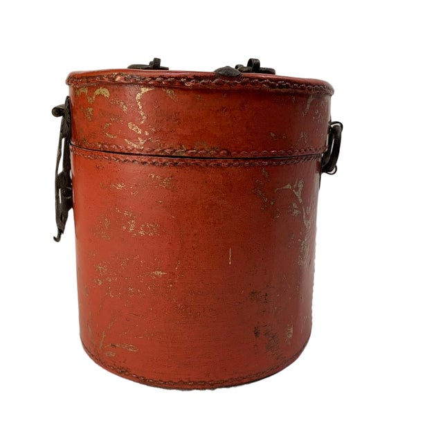 Late 19th Century Shanxi Provence Chinese Red Lacquered Leather Teapot ...