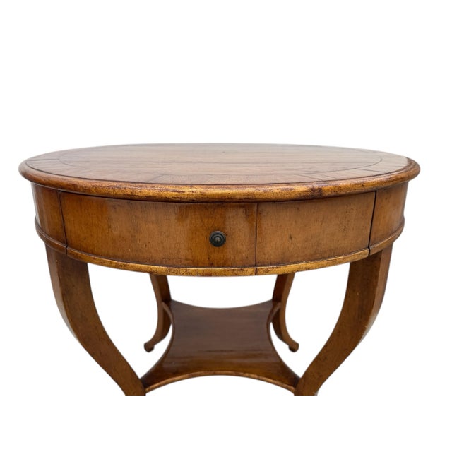 Gregorius Pineo 18th Century Style Beidermeier Side Table, Unsigned. | Chairish