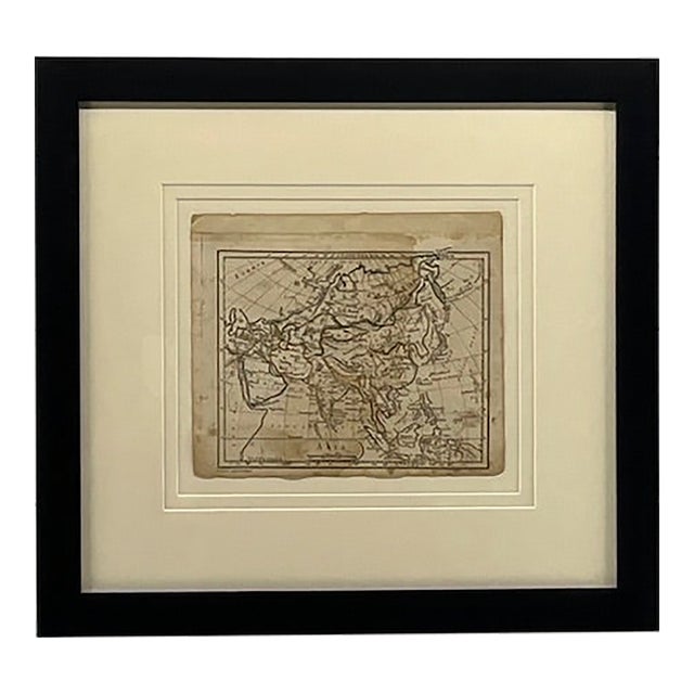 1814 Map of Asia | Chairish