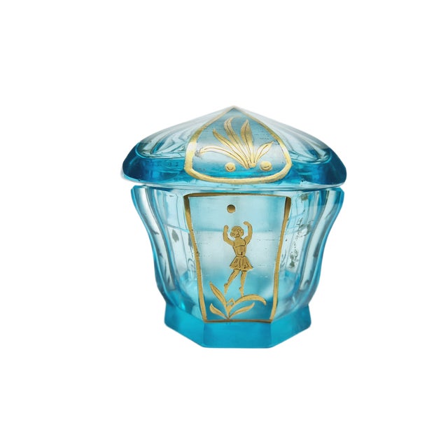 Biedermeier Candyer from Moser, Bohemia, 1890s | Chairish