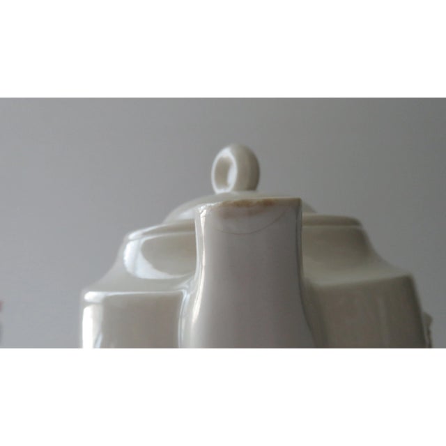 1930s Porcelier Tea Pot Vitreous Hand Decorated China Colonial Hearth ...