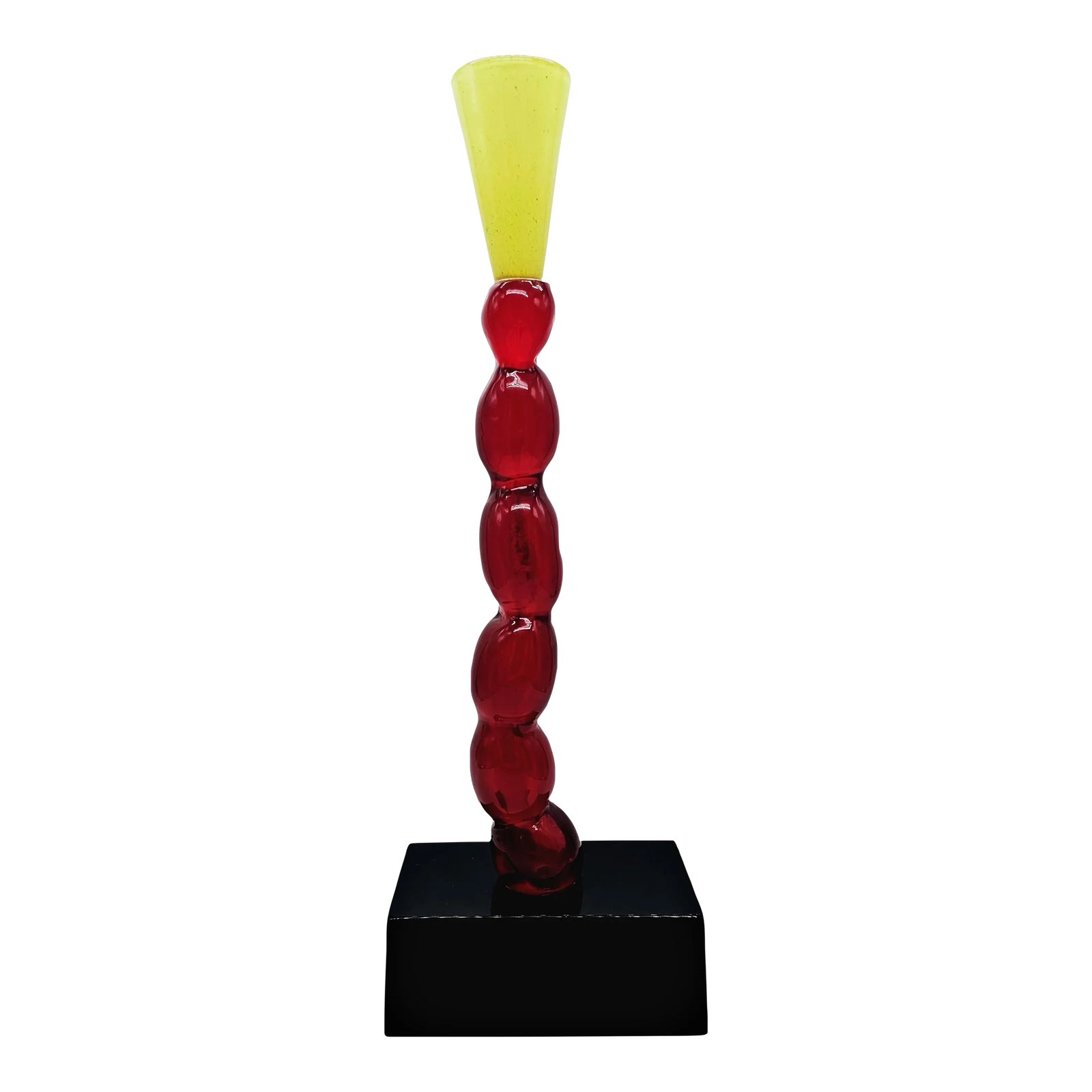 1980s Peter Shire for Vistosi Limited Edition Murano Glass Sculpture ...
