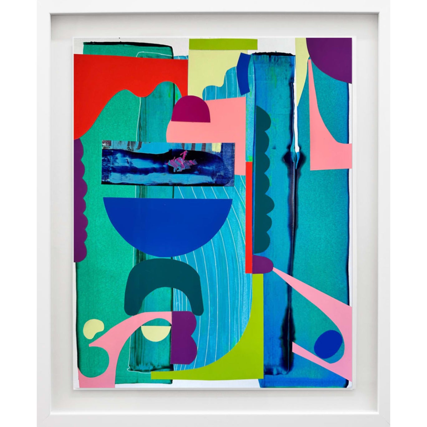 Spring Solstice Contemporary Collage by Jessica Csanky | Chairish