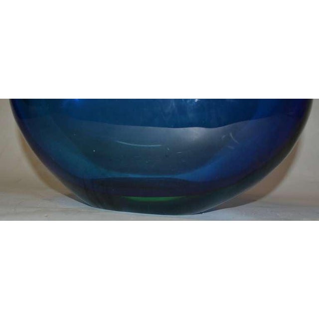 Flavio Poli for Seguso Large Sommerso Vase | Chairish