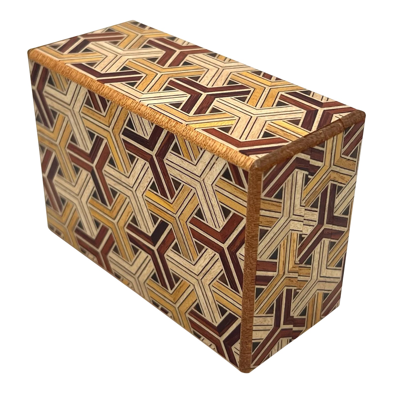 12 Step Japanese Kikkou Puzzle Box | Chairish