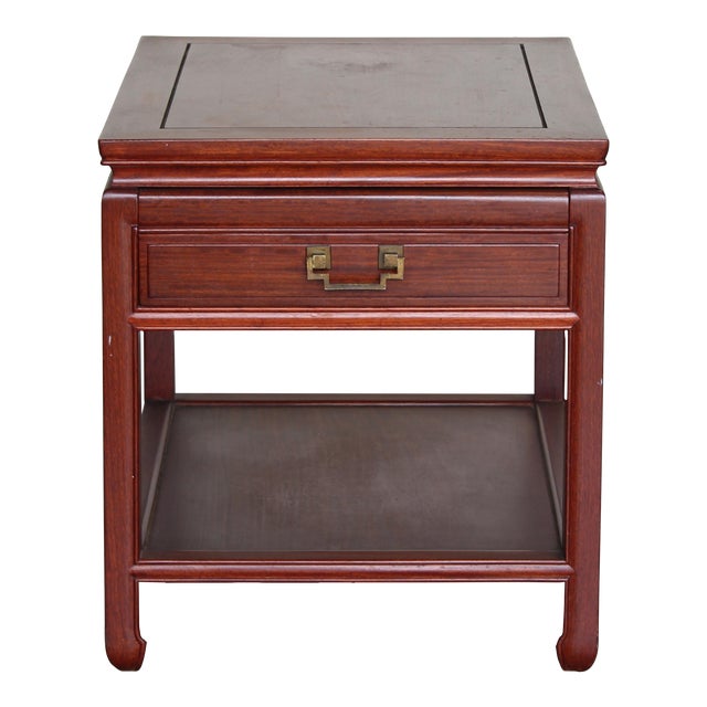 Vintage Asian Style Side Table | Chairish
