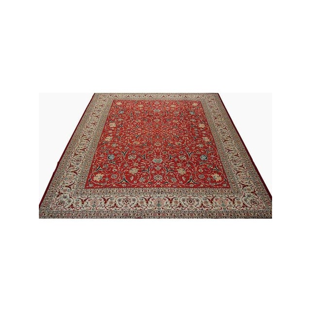 1950s Old Persian Tabriz Area Rug 11x14 | Chairish