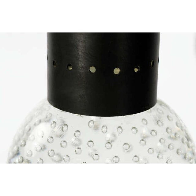 Three Light Seguso Solid Glass Spheres Chandelier | Chairish