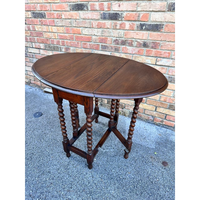 Antique English Gate Leg Table | Chairish