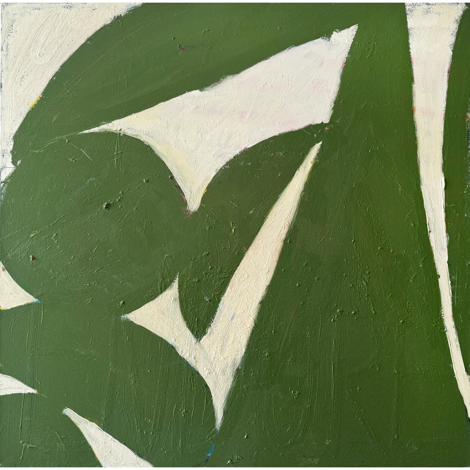Hold Up, Contemporary Geometric Abstract Painting by Matt Higgins ...