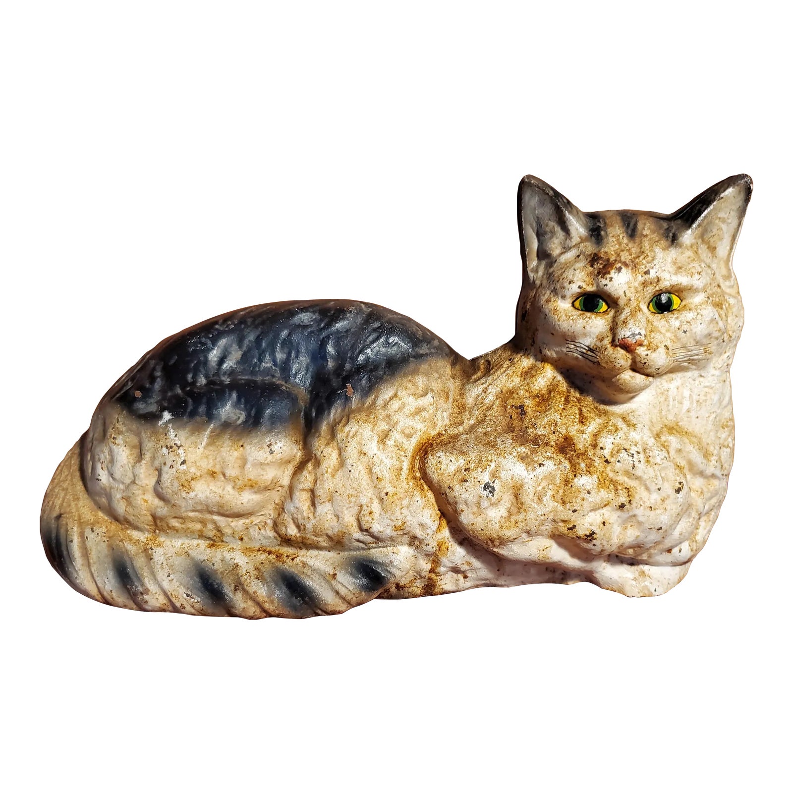 Hubley Cast Iron Cat Doorstop / Hearth | Chairish