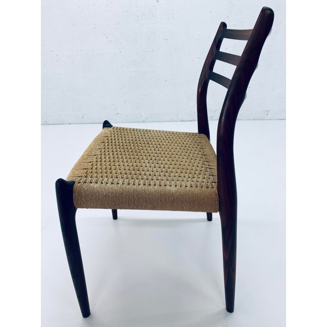 Niels O. Moller Model 78 Rosewood Dining or Desk Chair for j.l. Møller ...