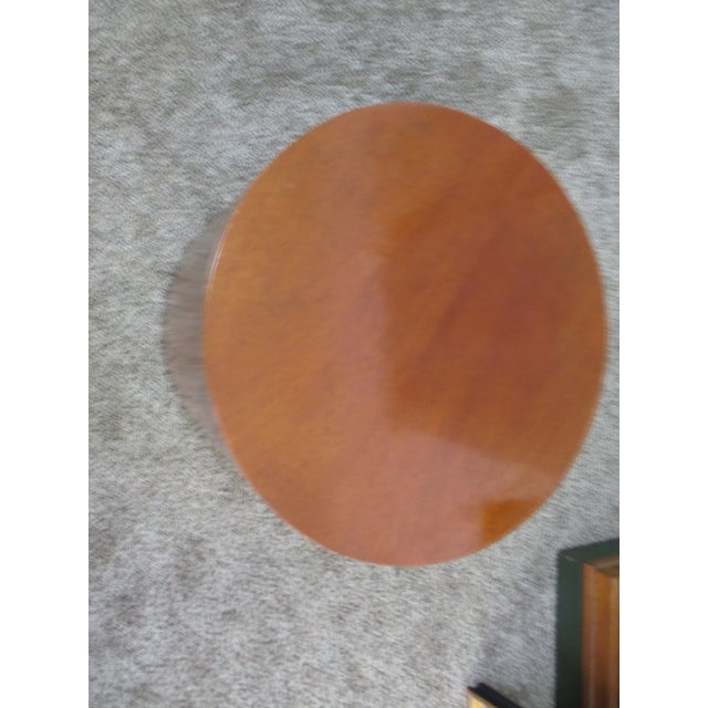 1970s Mid Century Paul Mayen for Habitat Intrex Walnut Drum Table ...