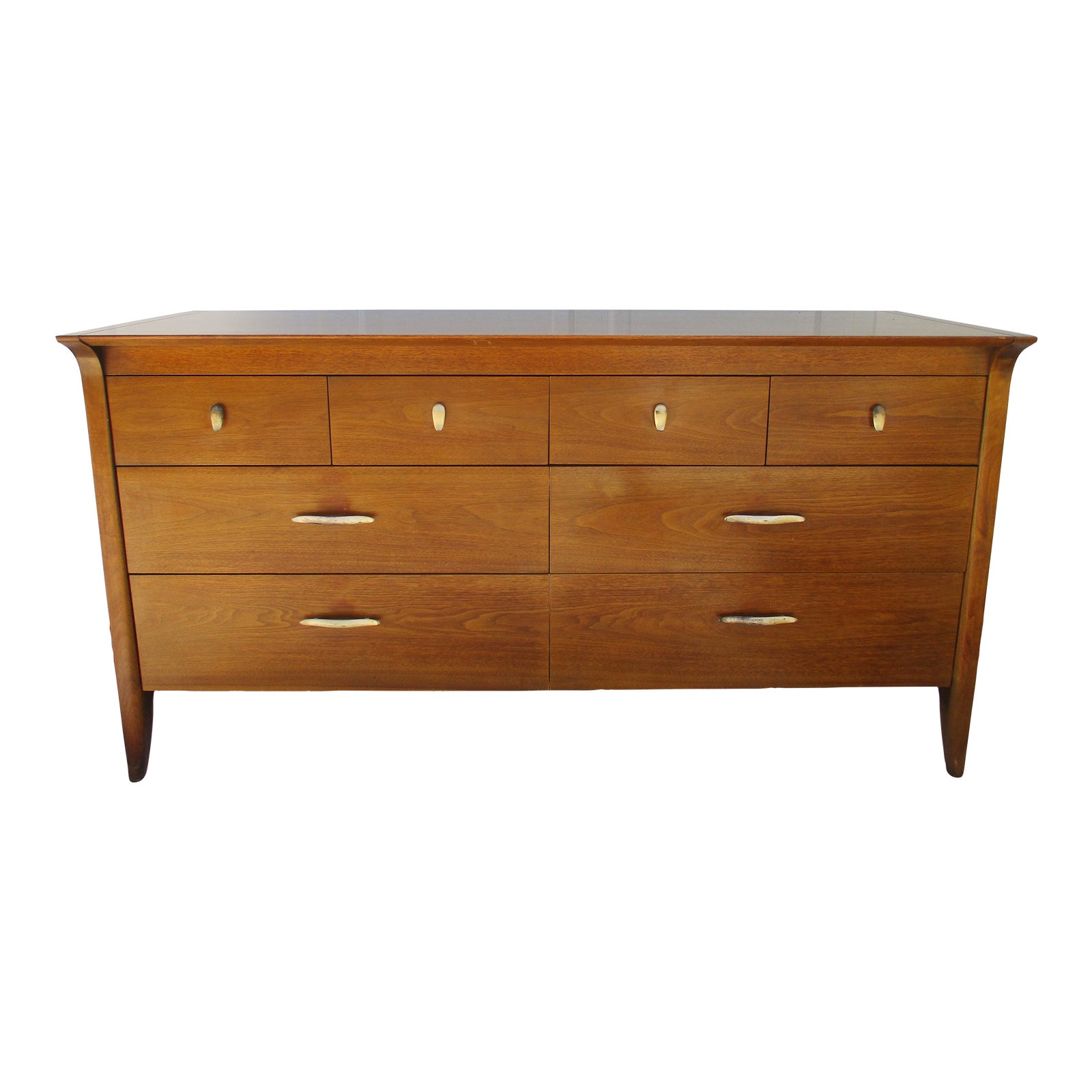 Drexel Profile John Van Koert Long Eight Drawer Dresser | Chairish