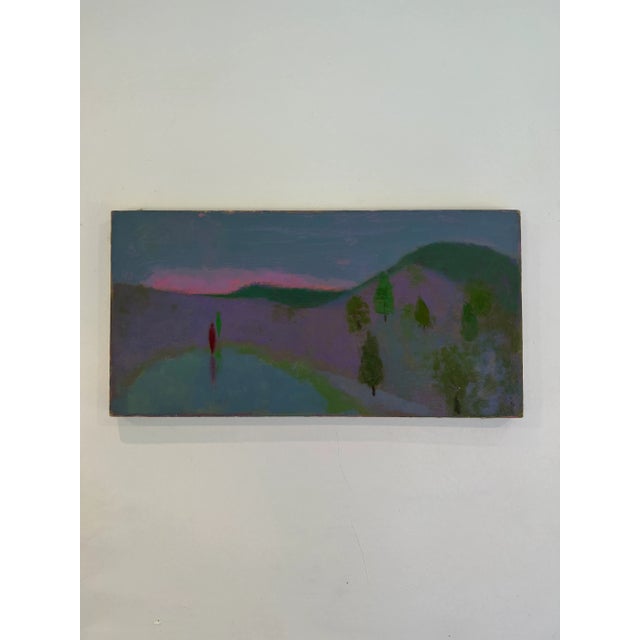 Vintage Ethereal Figurative Landscape Painting by Martin Friedman ...