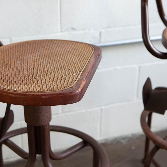 Early 20th Century Western Electric Operator Stools - Set of 2 | Chairish