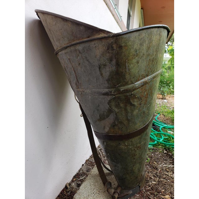 19th Century Grape Hod Bucket | Chairish