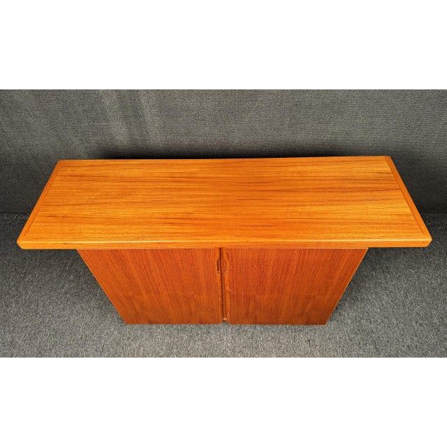 Vintage Danish Teak Console Table | Chairish