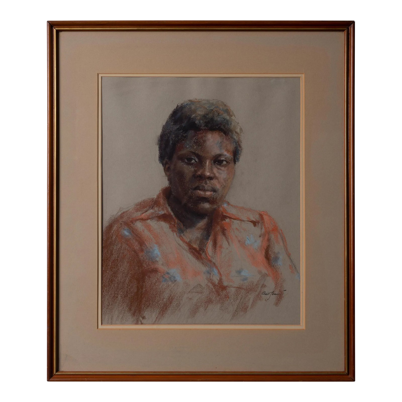 Alex Powers - Portrait of Lillian Elder | Chairish