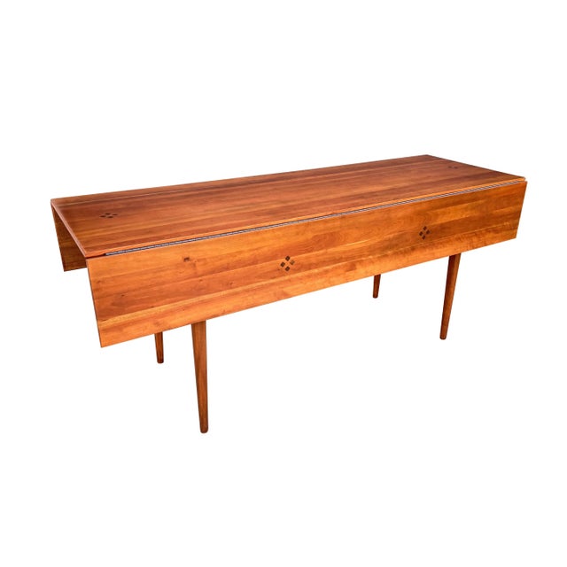 Mid-Century Kipp Stewart for Calivn Furniture Solid Walnut Drop Leaf ...