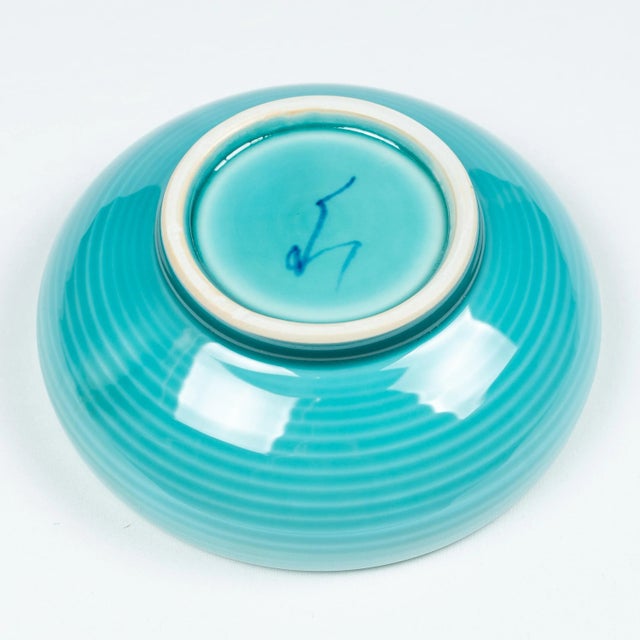 Late 20th Century Amakusa Higure Turkish Blue Dish | Chairish