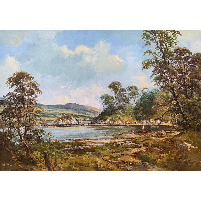 Denis Thornton, Original Post-War Oil Painting of Mulroy Bay Donegal ...