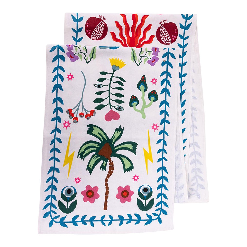 Furbish Nammos Table Runner, 16" x 90" | Chairish