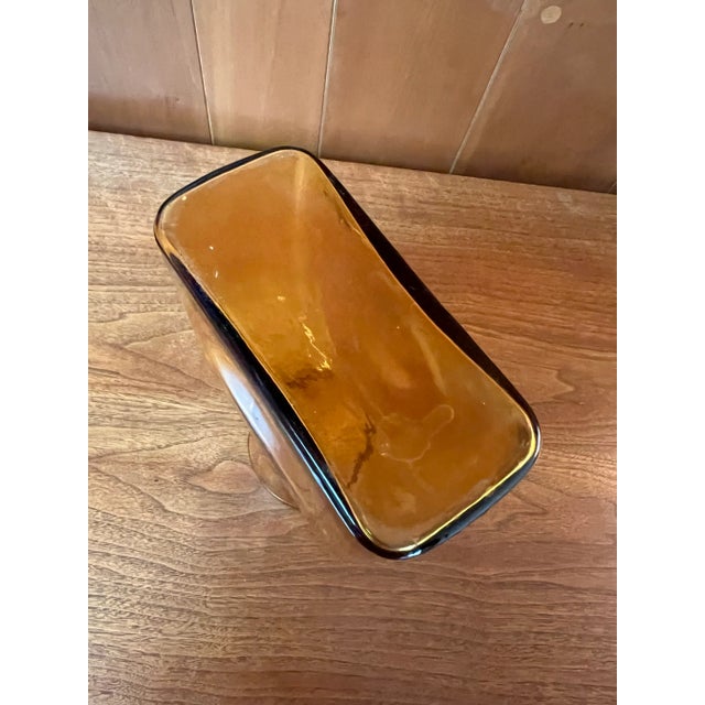 Vintage Yellow Blenko Glass Pitcher | Chairish