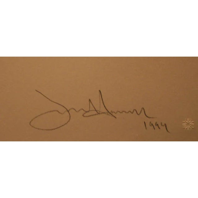 Frank Howell "Magpie" 1994 Lithograph Hand Signed Artwork | Chairish