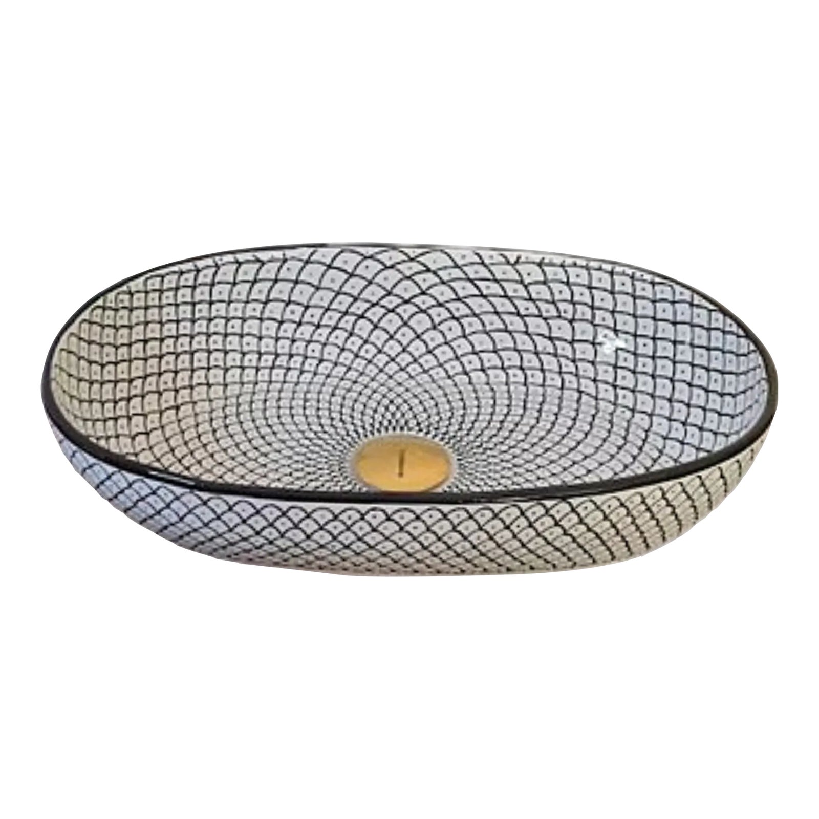 Contemporary Hamam' Handmade Oval Pottery Sink With Fish Skin Inspired ...