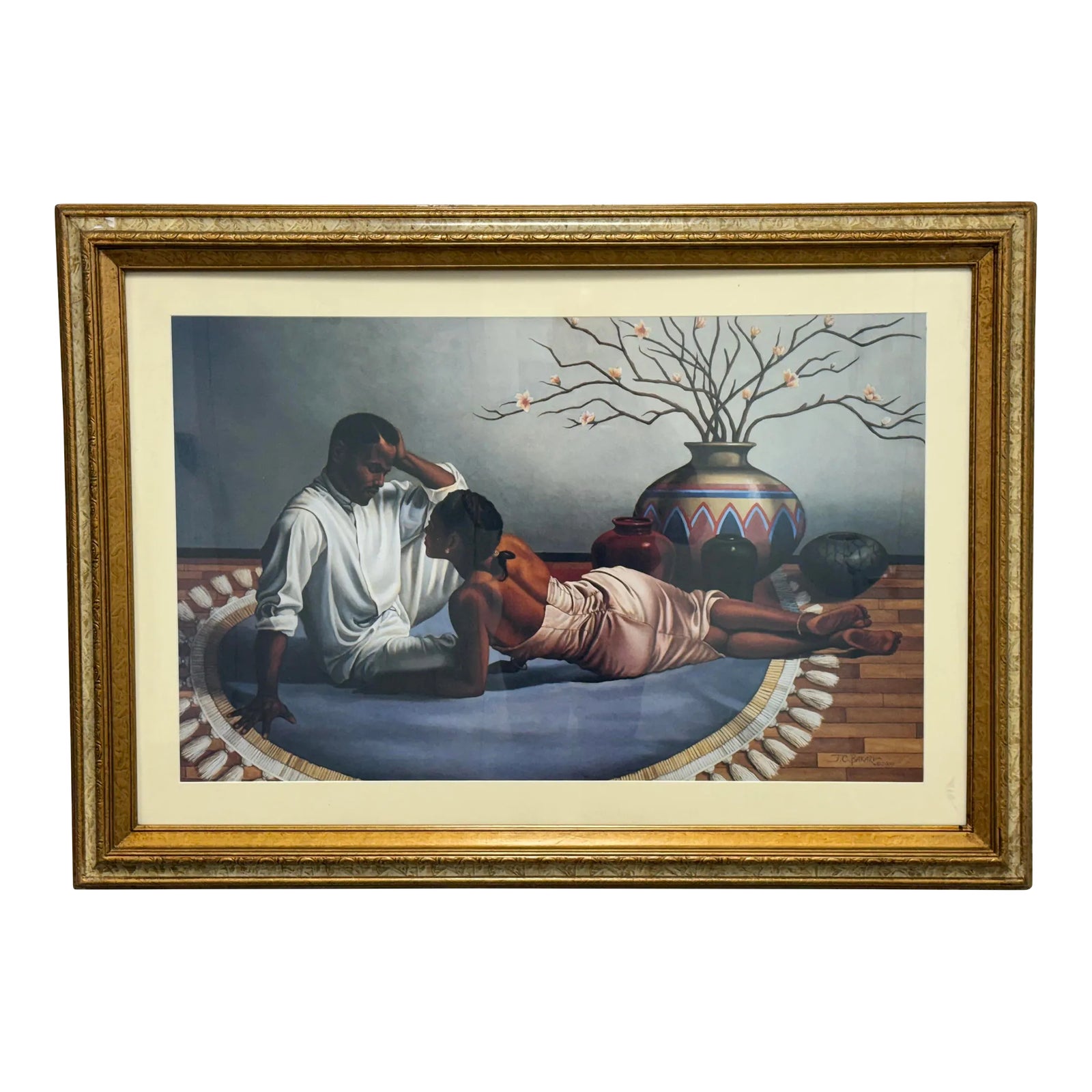 Jay C. Bakari "In Your Eyes" Framed Print | Chairish
