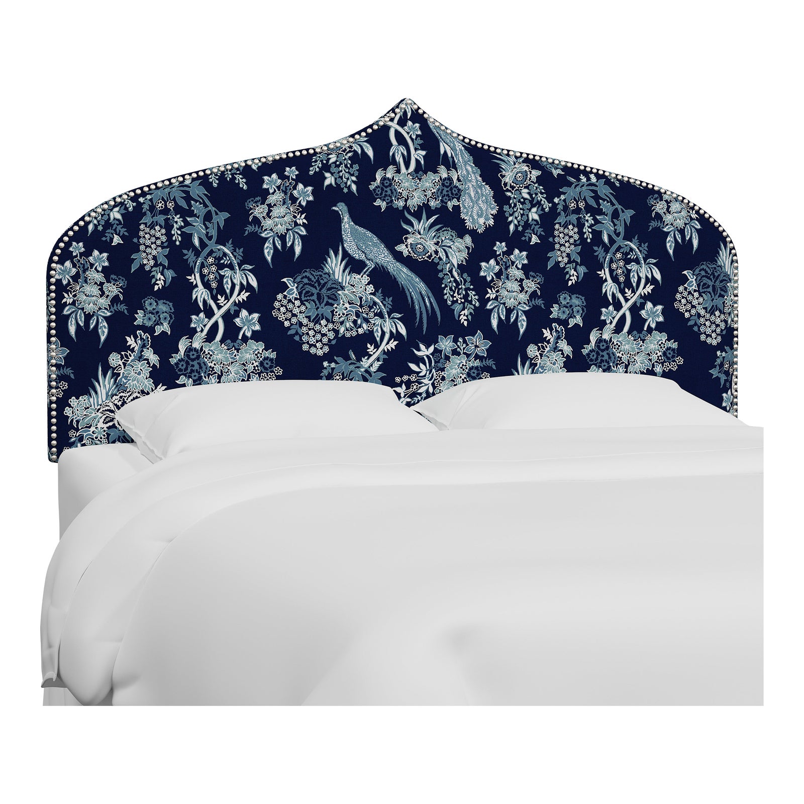 John Robshaw x Cloth & Company Twin Alina Headboard in Daman Blue ...