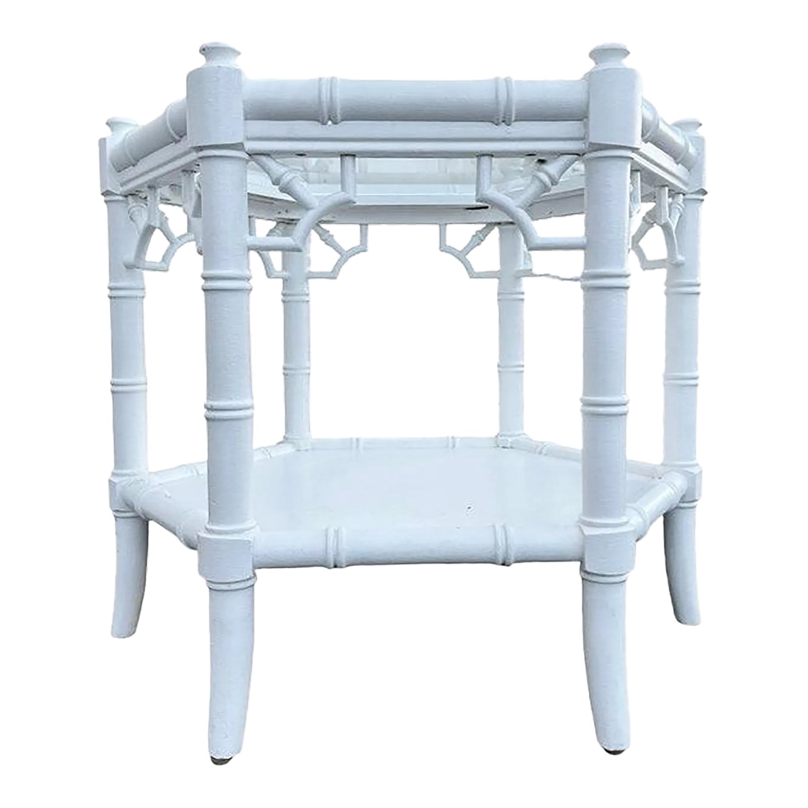 Faux Bamboo End Table by Thomasville Allegro | Chairish