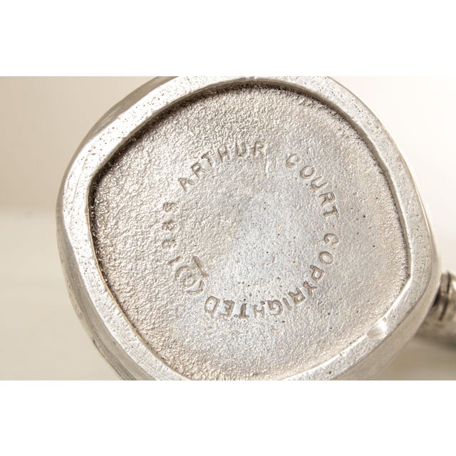 Arthur Court 1989 Giraffe Cast Aluminum Pitcher | Chairish