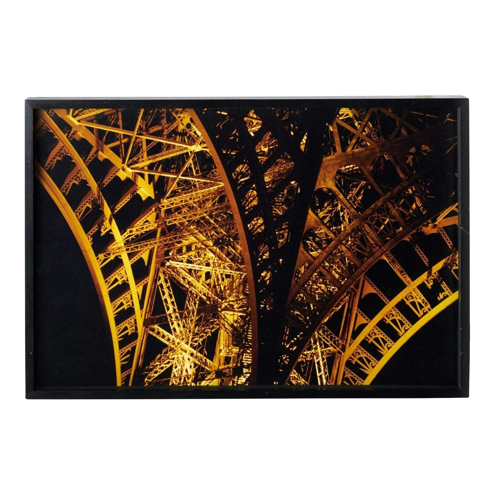 Ellen Kaplowitz, Vintage C Print Gold Color Photograph Eiffel Tower ...