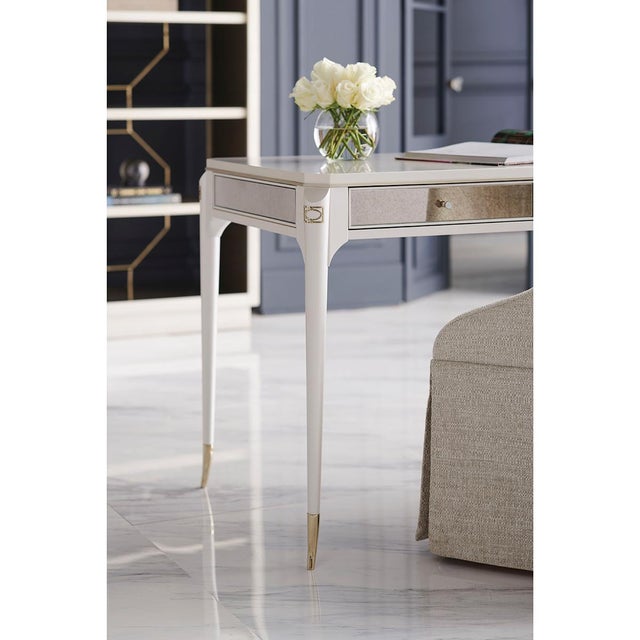 Transitional Modern Writing Desk | Chairish