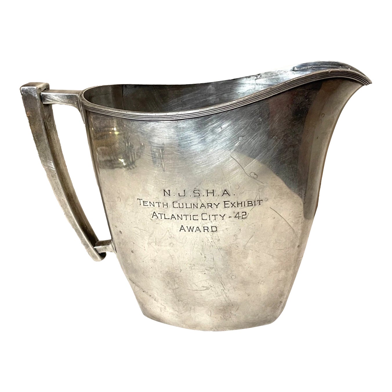Rare Vintage 1942 Njsha Culinary Exhibit Silver-Plate Trophy Pitcher ...