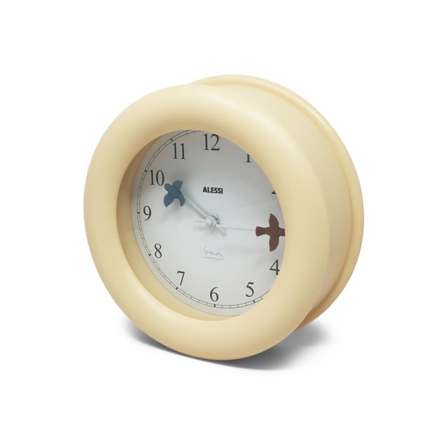 White Bird Wall Clock by Michael Graves for Alessi | Chairish
